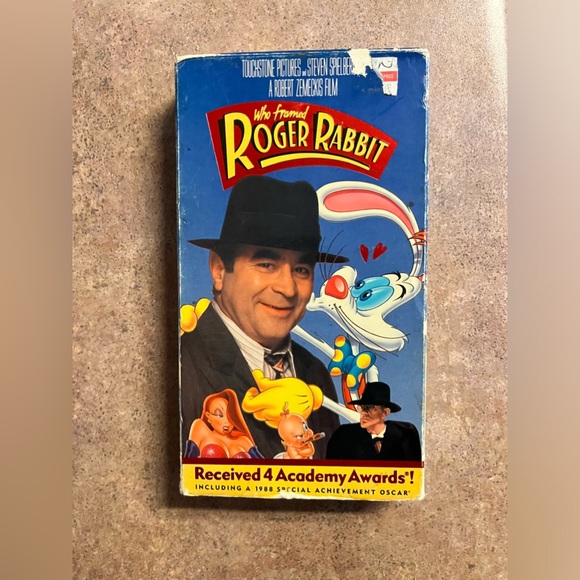 Media | Vintage Vhs Who Framed Roger Rabbit Steven Spielberg Bob ...